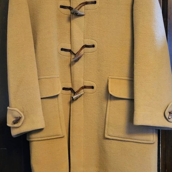 Burberrys | Jackets & Coats | Vintage Burberrys Mens Camel Duffle Coat ...